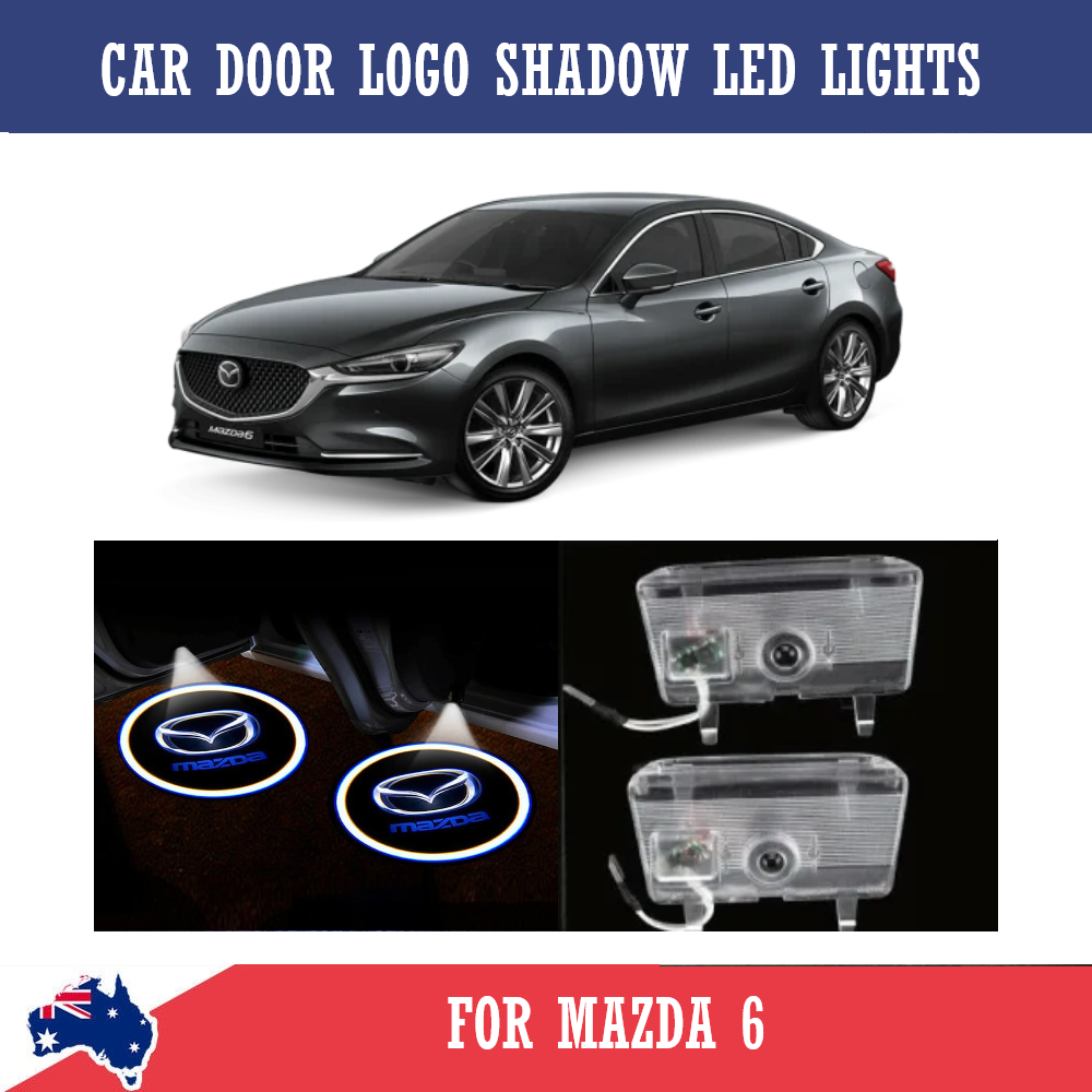 For Mazda 6 Car Door Logo Projector Lights