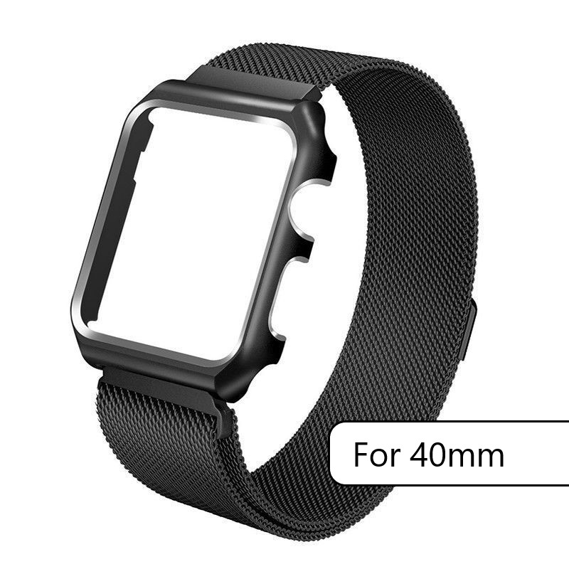 Gold Milanese Loop Band & Frame for Apple Watch