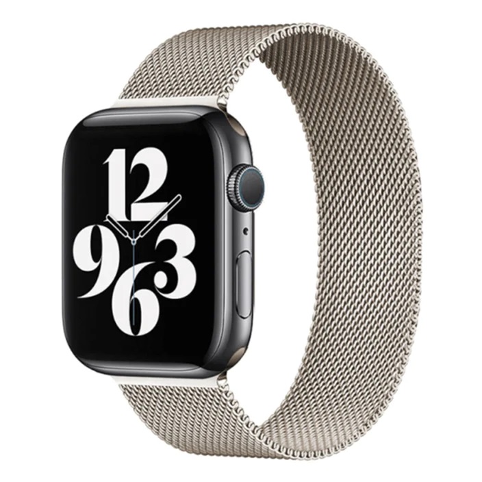 Apple Watch Milanese Loop Band ( Starlight )